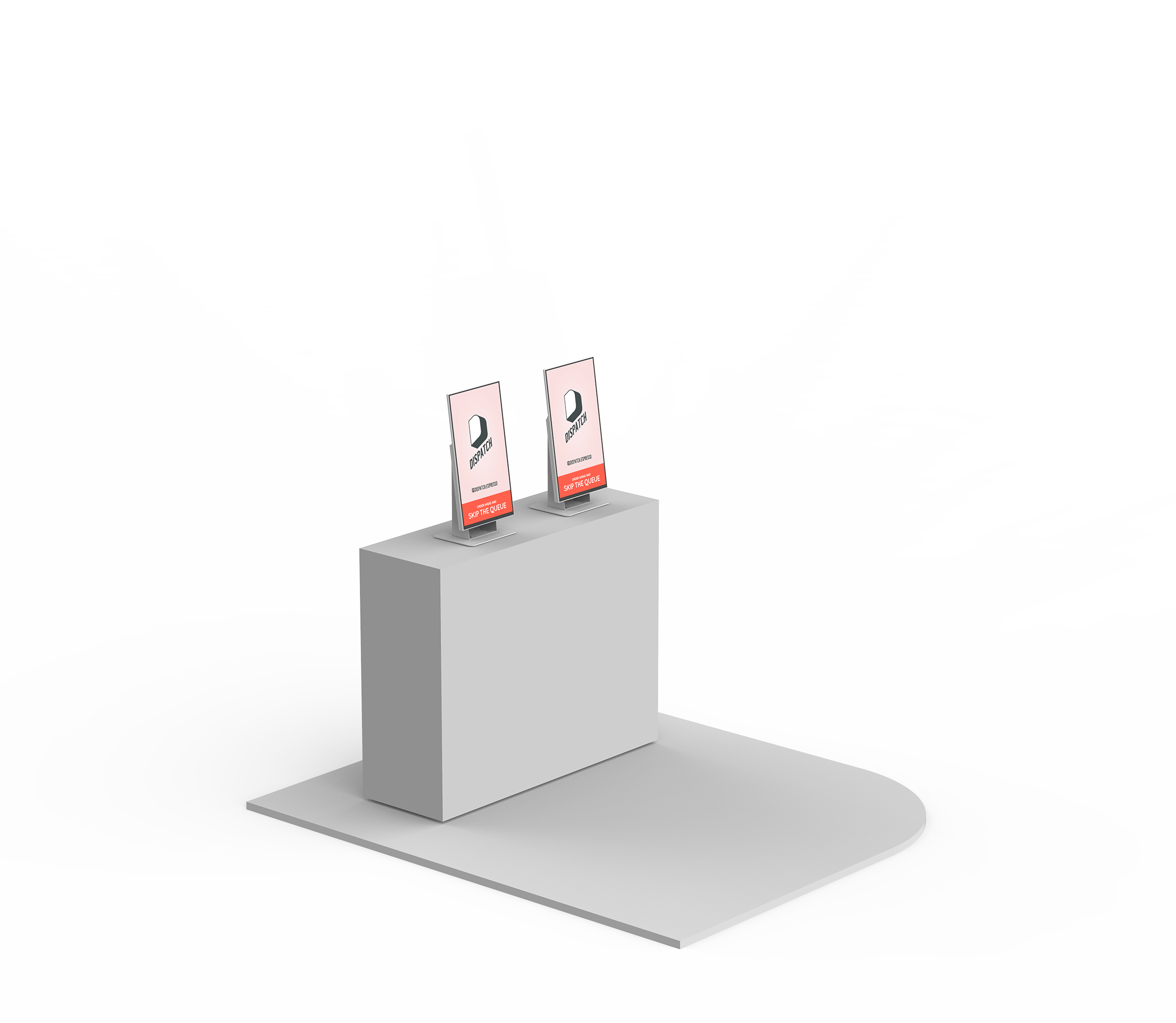 Kiosk01 Countertop Stand