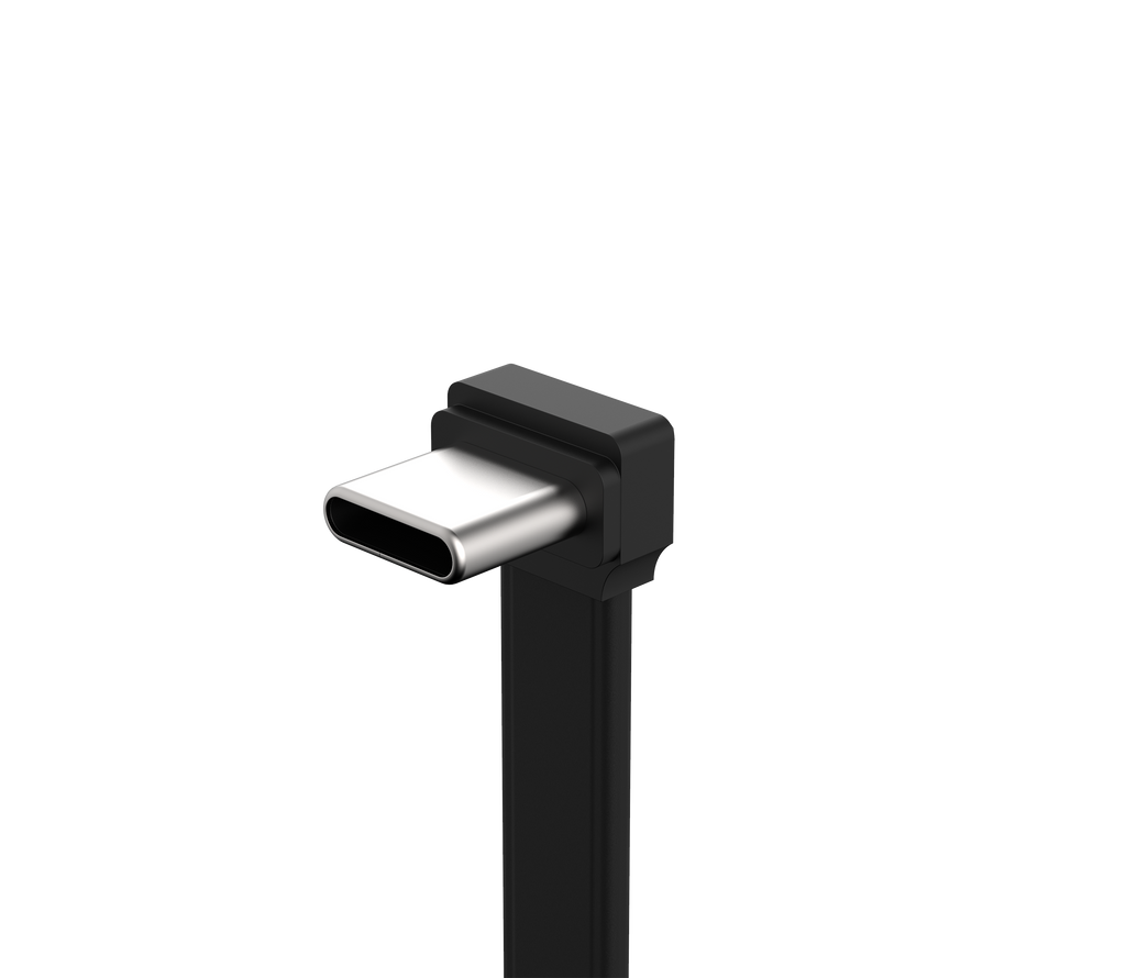 180º Type C Male To Type C Female Cable