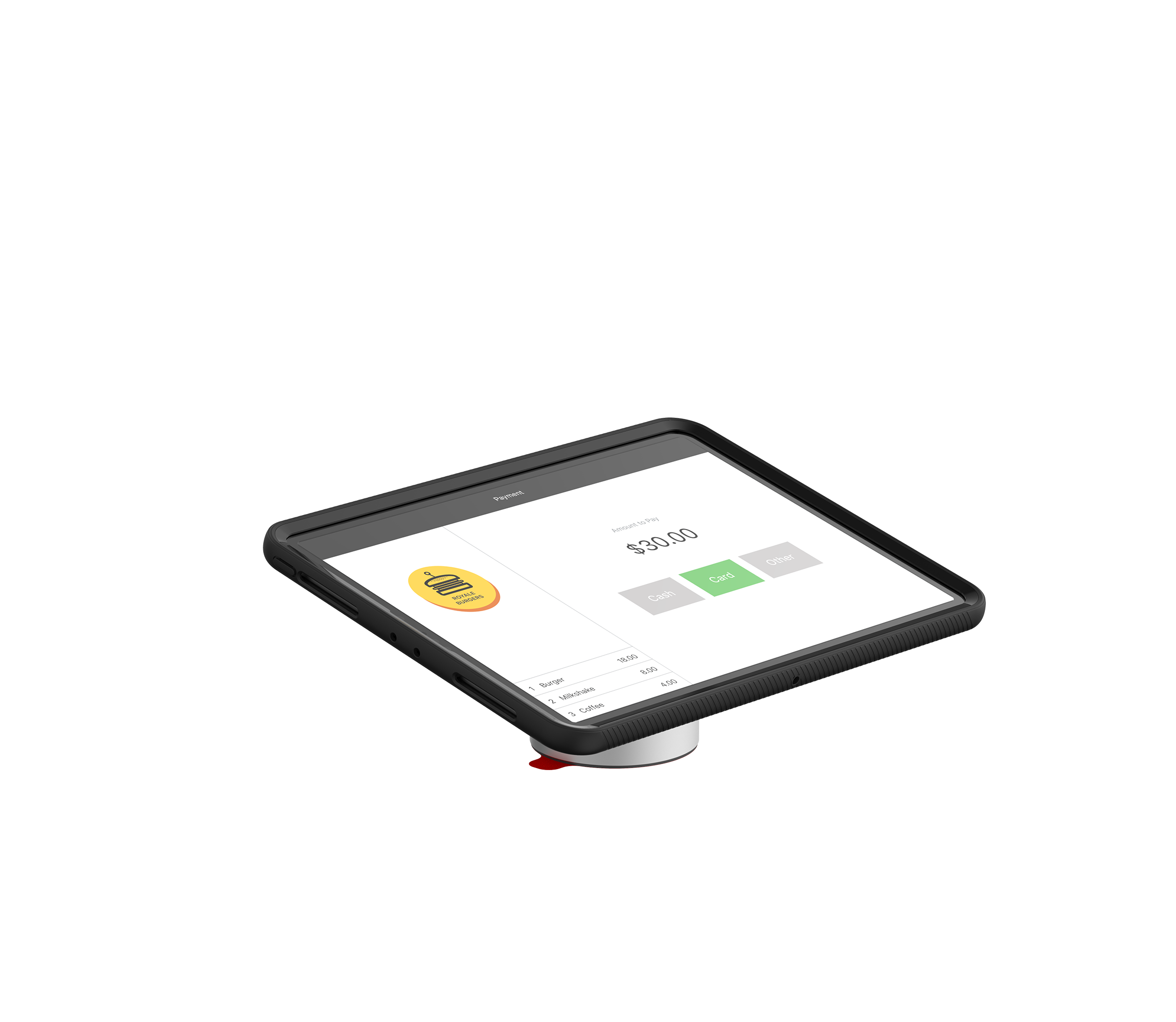 Universal POS Pivot Tablet Stand